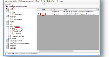 Microsoft Dynamics CRM Blog: CRM to all: XrmToolbox: Synchronous events execution order editor