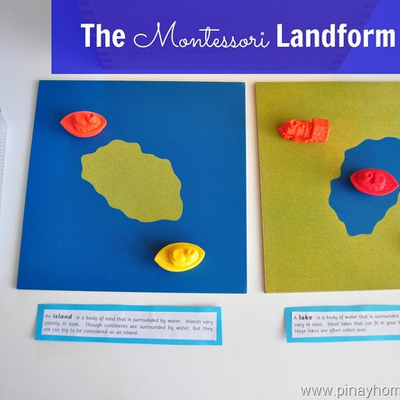 Montessori Landforms Cards | The Pinay Homeschooler