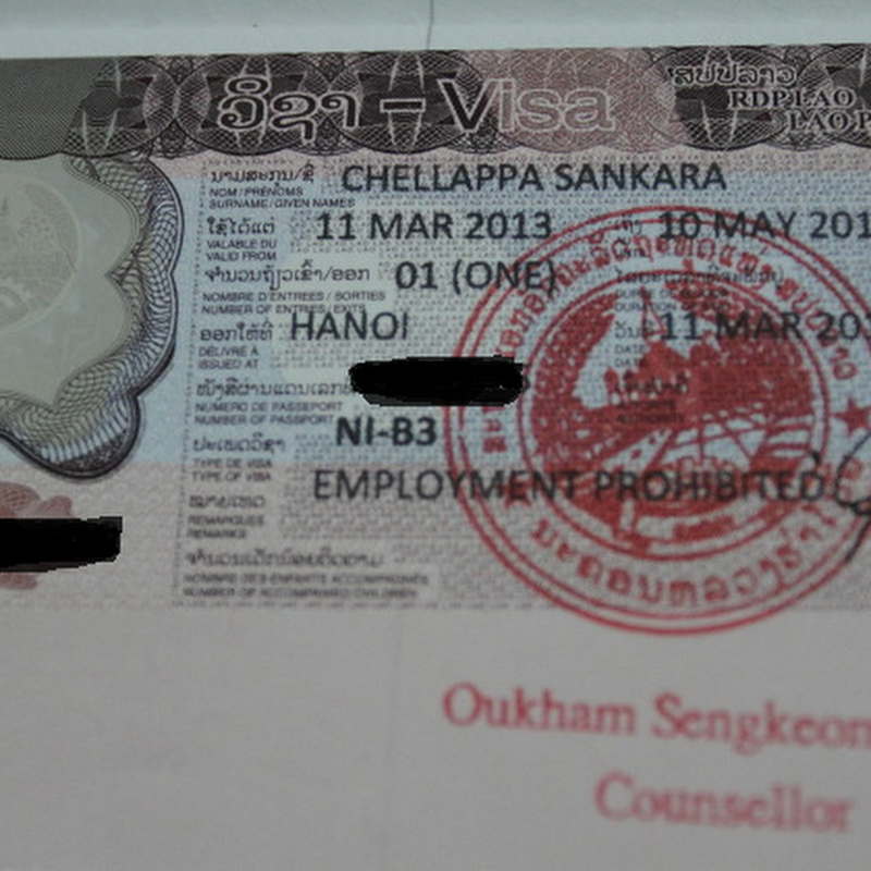Laos Visa from Hanoi, Vietnam - Be On The Road | Live your Travel Dream!