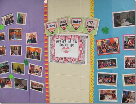 Lucky, Lucky, Lucky, Me Bulletin Board Idea - Inspire Me ASAP