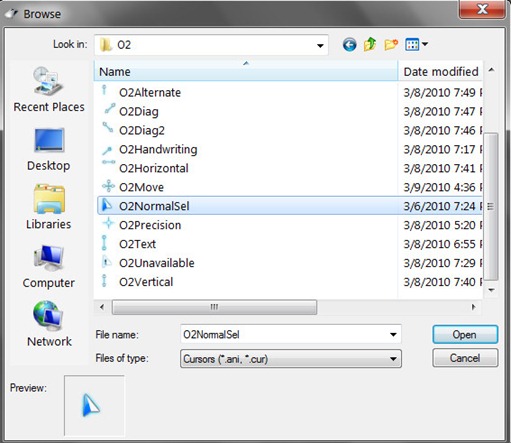 Custom machine windows 7 cursor - jayposa