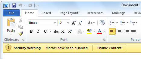 How to Delete/Remove Macro Viruses From Word Documents