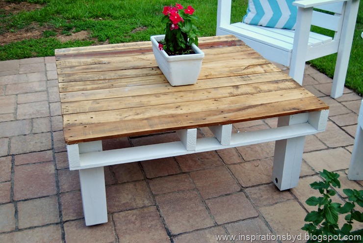 Inspirations by D: Outdoor Pallet Table