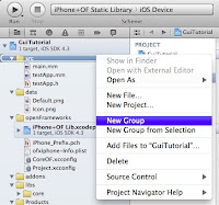 iOSのGUIをopenFrameworksのプロジェクトに追加する - yoppa org