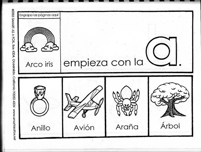 Actividades con la letra A