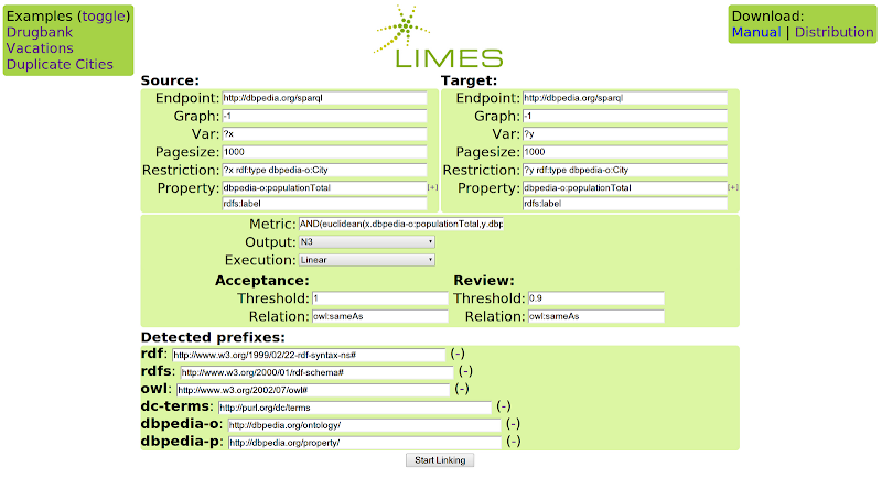 LIMES — Agile Knowledge Engineering and Semantic Web (AKSW)