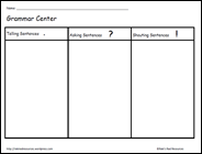 Simply Centers: Sentence Sort Center