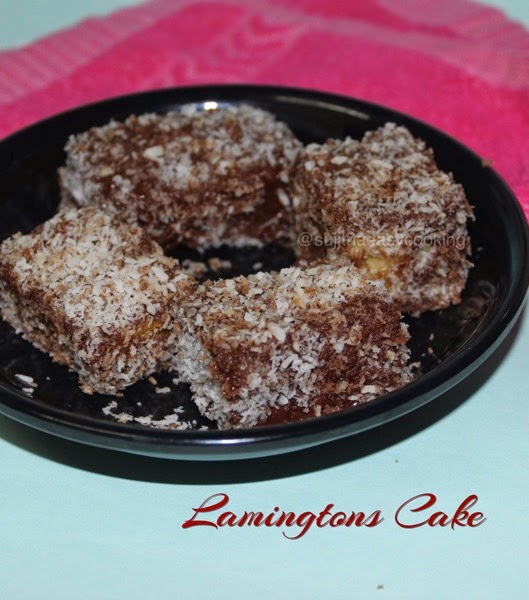 Sujitha Easycooking: Lamingtons Cake