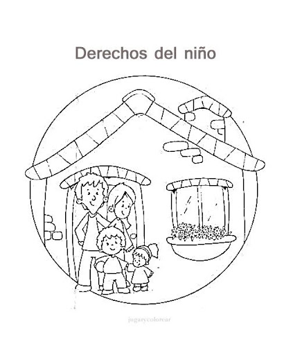 De los derechos del niño para colorear - Imagui