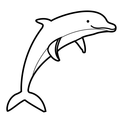 Dibujos delfines para colorear e imprimir - Imagui