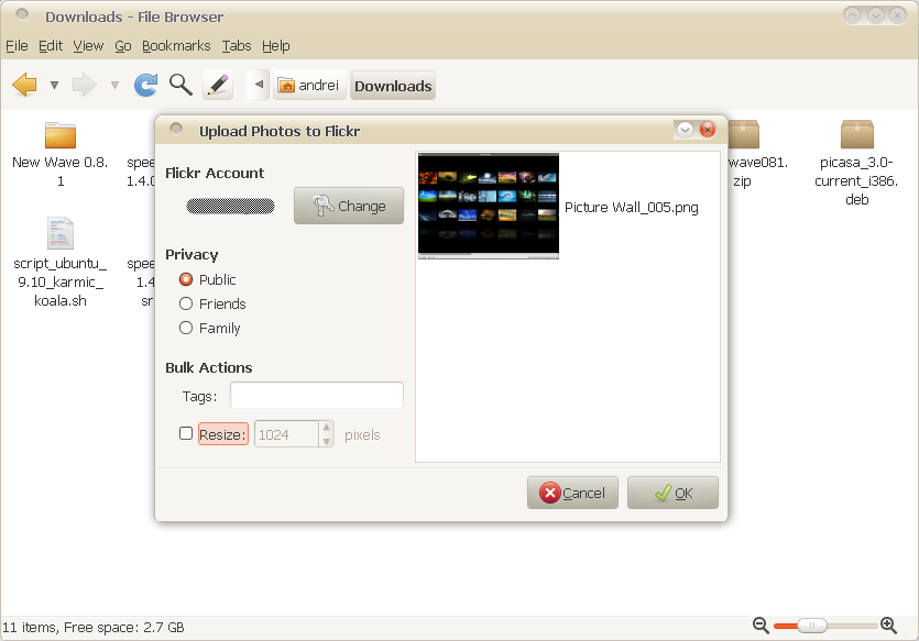 Nautilus Flickr Uploader [Linux] ~ Web Upd8: Ubuntu / Linux blog