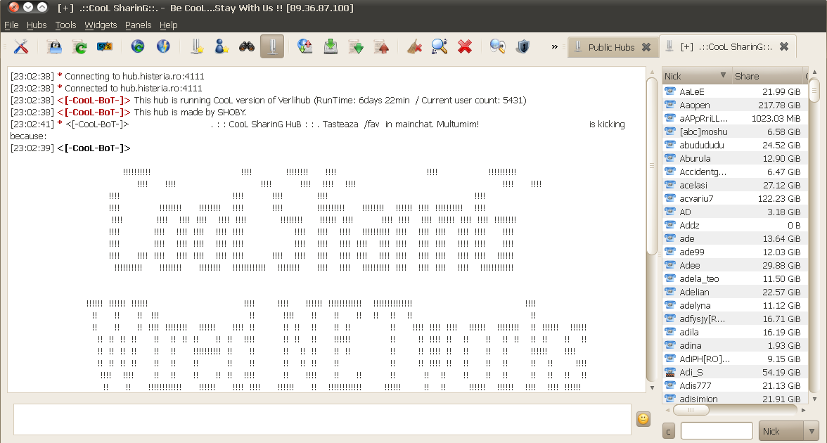 EiskaltDC++: Actively Developed Direct Connect (DC++) Client For Linux [Ubuntu PPA Available ...
