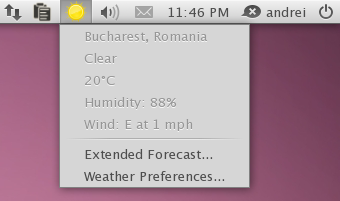 Install A Weather Indicator Applet With Notifications Support In Ubuntu ~ Web Upd8: Ubuntu ...