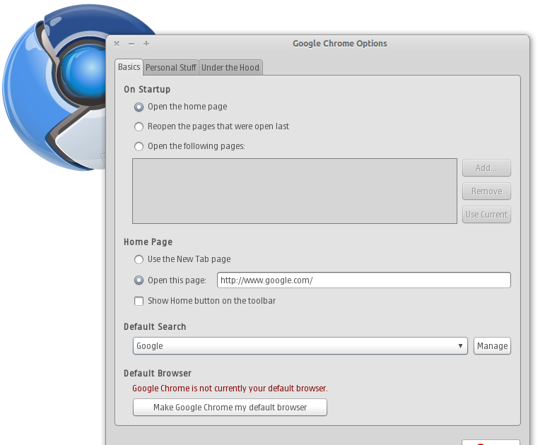 Chromium Options Window Moved In A Browser Tab ~ Web Upd8: Ubuntu / Linux blog