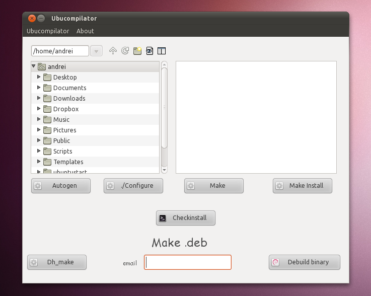 Ubucompilator (Easy .deb Creator) 1.0 Beta, Released ~ Web Upd8: Ubuntu / Linux blog