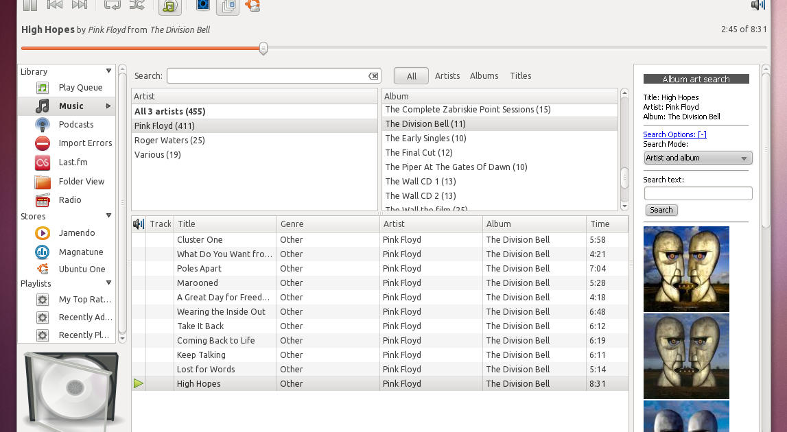 Rhythmbox Album Art Search Plugin Ubuntu PPA ~ Web Upd8: Ubuntu / Linux blog