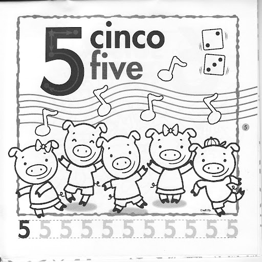 Numeros en ingles para colorear - Imagui