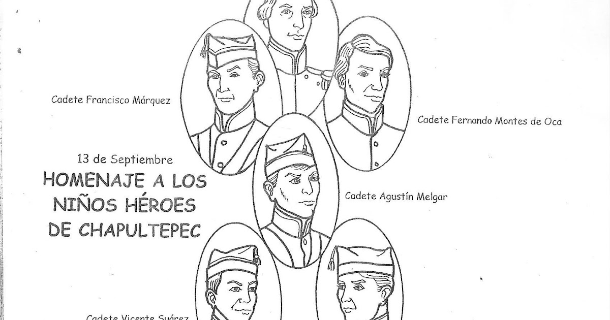 Niños héroes de chapultepec Coloring pages | Coloring Pages