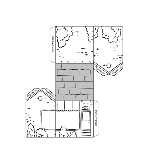 Recortables de edificios para imprimir - Imagui