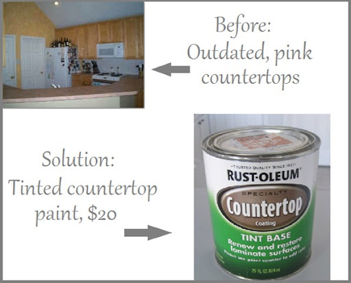 Slab granite countertops: Rustoleum kitchen countertop paint