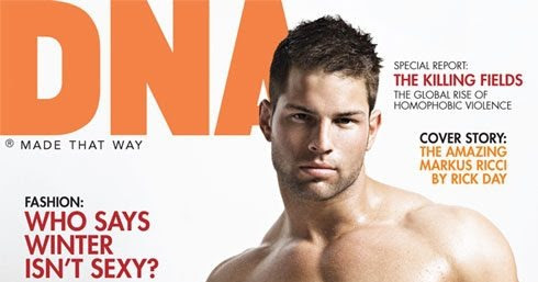 DEMIGODS: Markus Ricci graces the cover of DNA magazine