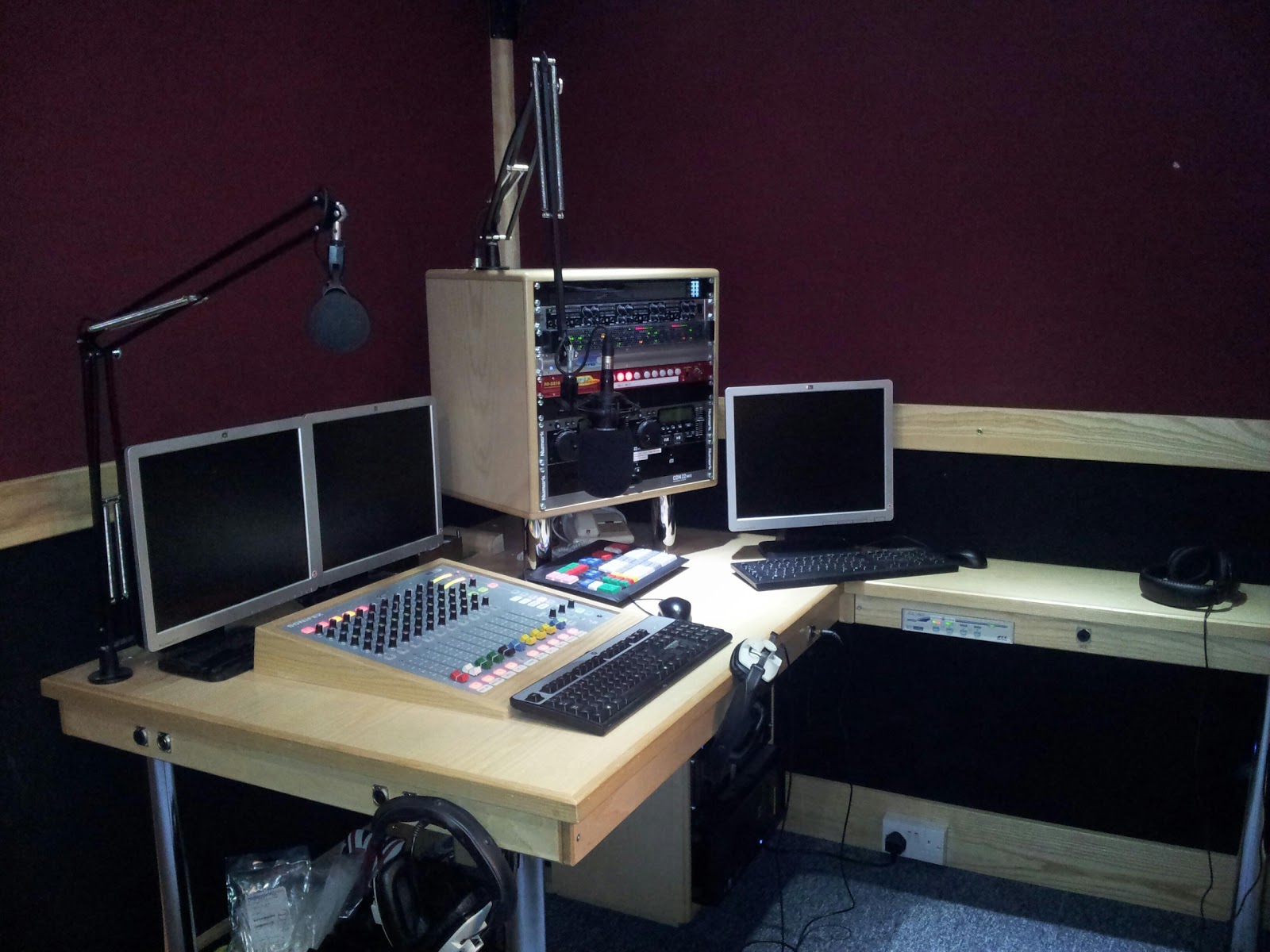 WCSC Recording Studio and Radio Build: Nearly finished