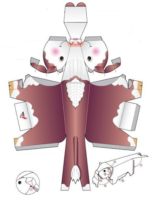 RECORTABLES DE ANIMALES - RECORTAR Y MONTAR ANIMALES