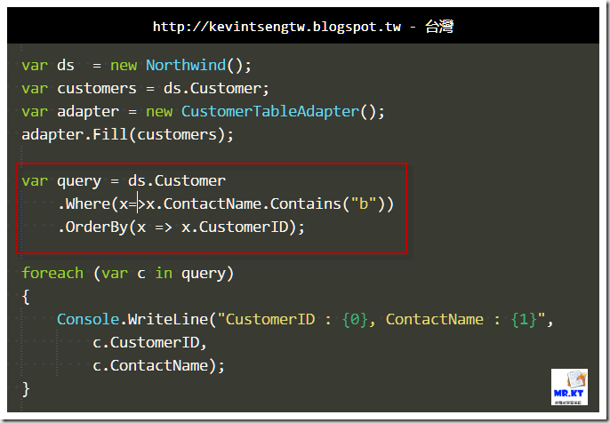 Mrkt 的程式學習筆記 Linq 與 Access 使用 Typed Dataset