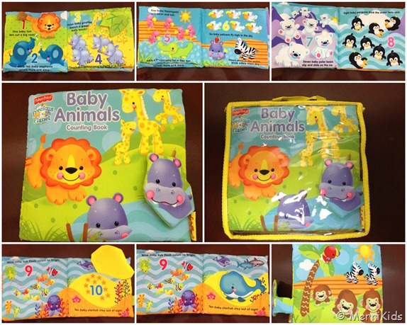 MerriKids: FISHER PRICE BABY ANIMALS COUNTING BOOK (SOLD OUT)