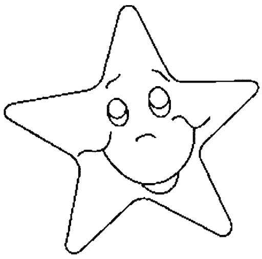 DIBUJOS INFANTILES DE ESTRELLAS PARA COLOREAR