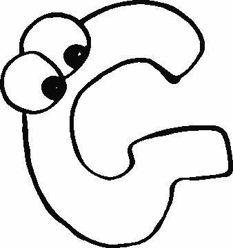 MOLDES DE LETRAS CON OJOS