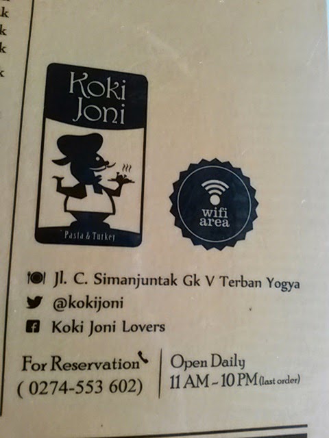 Kuliner Indonesia: Koki Joni (JOGJA)