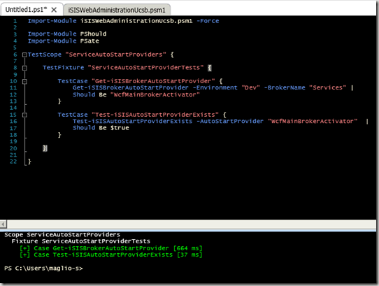 Steven Maglios Homework Powershell Unit Testing