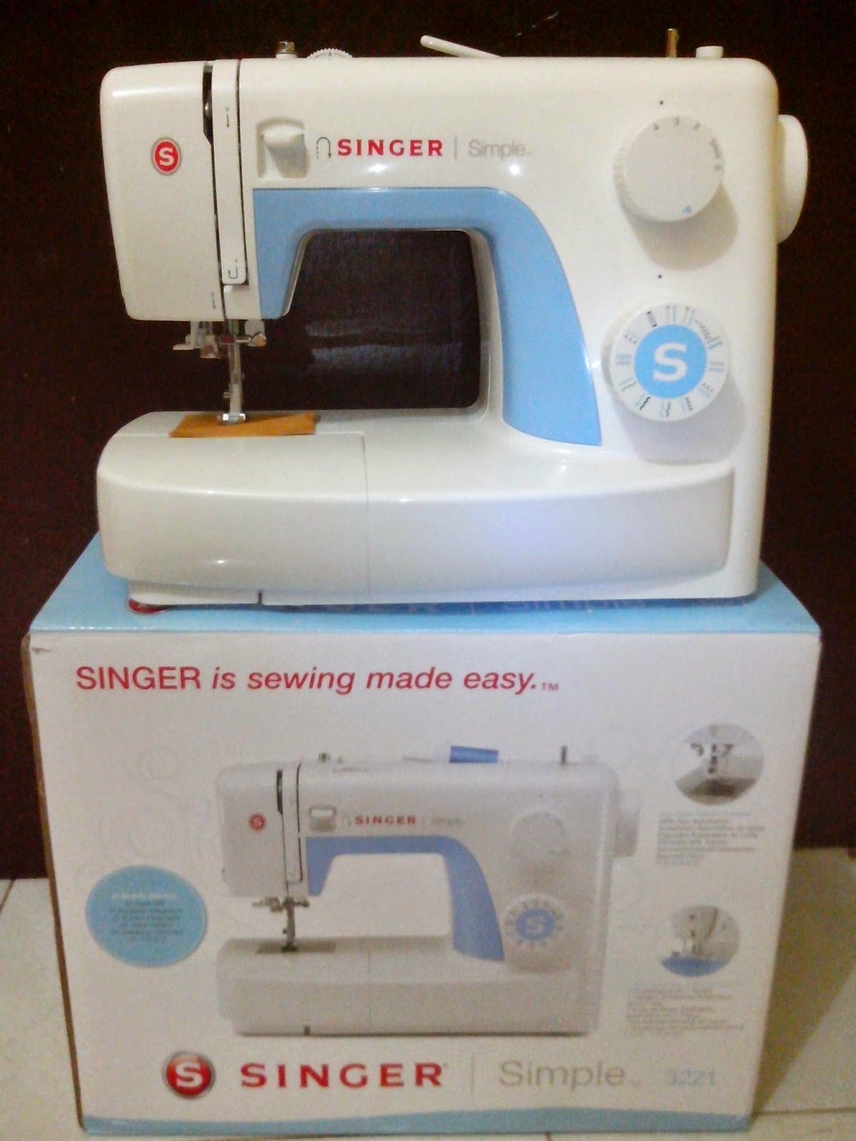 JUAL MESIN JAHIT PORTABLE SINGER & MESSINA: SINGER SIMPLE 3221