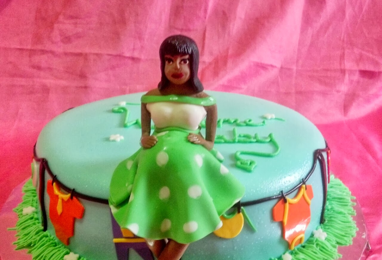 Sweet Mischief Ja Cake Ideas: Pregnant mummy baby shower cake by Sweet ...