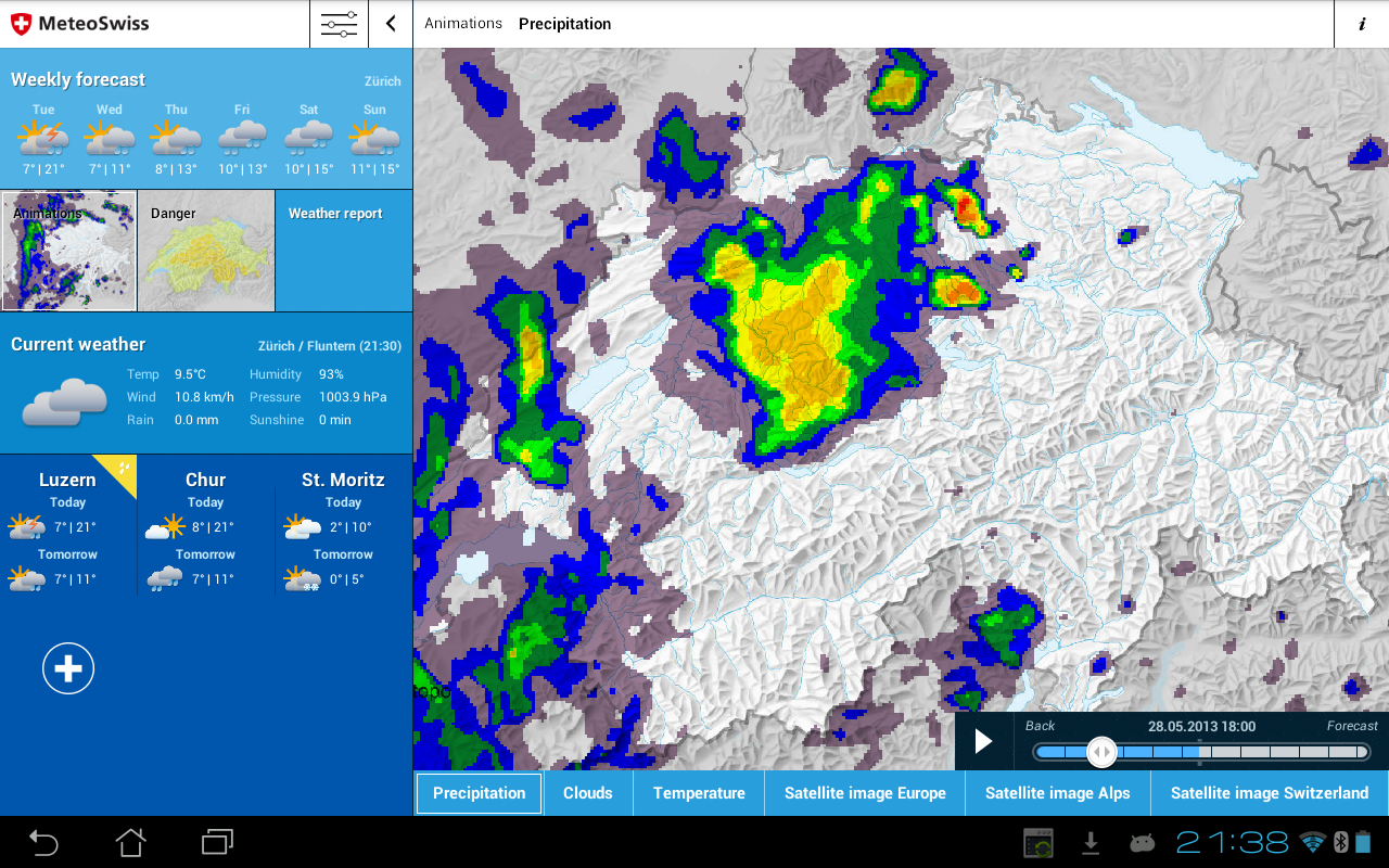 MeteoSwiss - Android Apps on Google Play