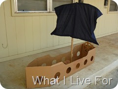 What I Live For: Pirate Ship from a Box