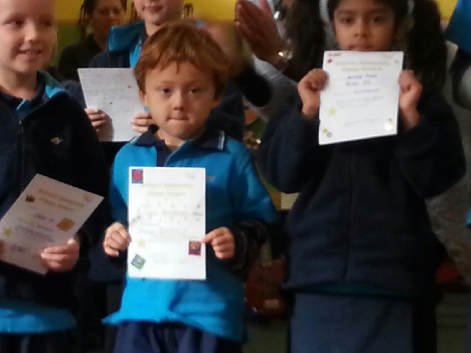 Room 21- Arahoe School: SCHOOL ASSEMBLY CERTIFICATE