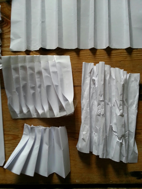 Zoe Howarth: Textile Designer-maker; Weaver: Paper pleats