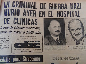 Historias secretas: Eduard Roschmann: el Nazi que murió en Paraguay.