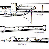 INSTRUMENTOS DE VIENTO PARA COLOREAR