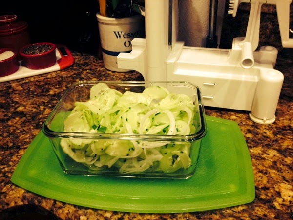 Jan CAN Cook Low Carb: Cukes and Onions...