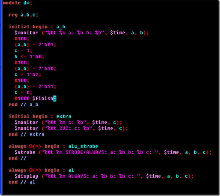 Systemverilog For Verification Verilog Subtleties Monitor Vs Display Vs Strobe 2079