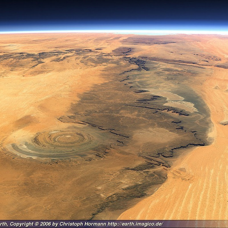 Richat Structure: Eye Of The Sahara ~ Expedia The Planets