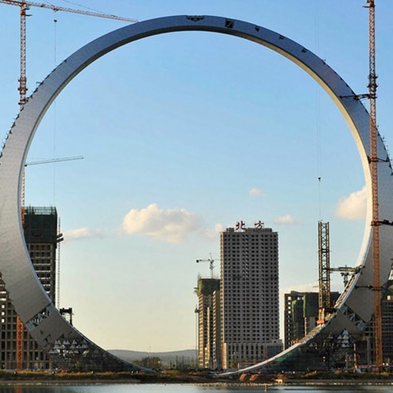 ‘Ring of Life’: A 515 Feet Ring of Steel in Fushun, China | Amusing Planet
