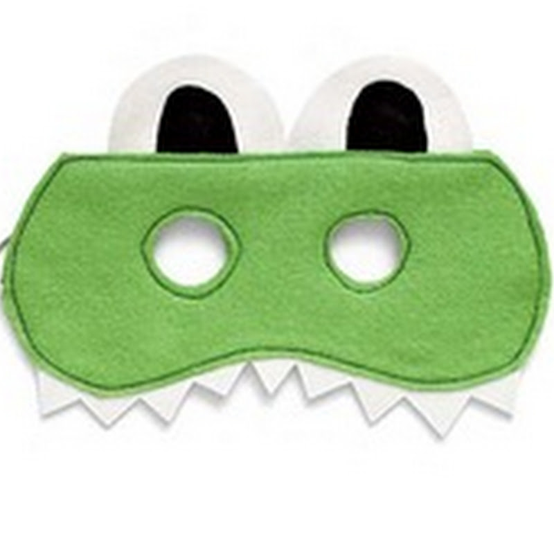 Máscara caimán para imprimir y antifaz caimán para colorear - Blog de ...