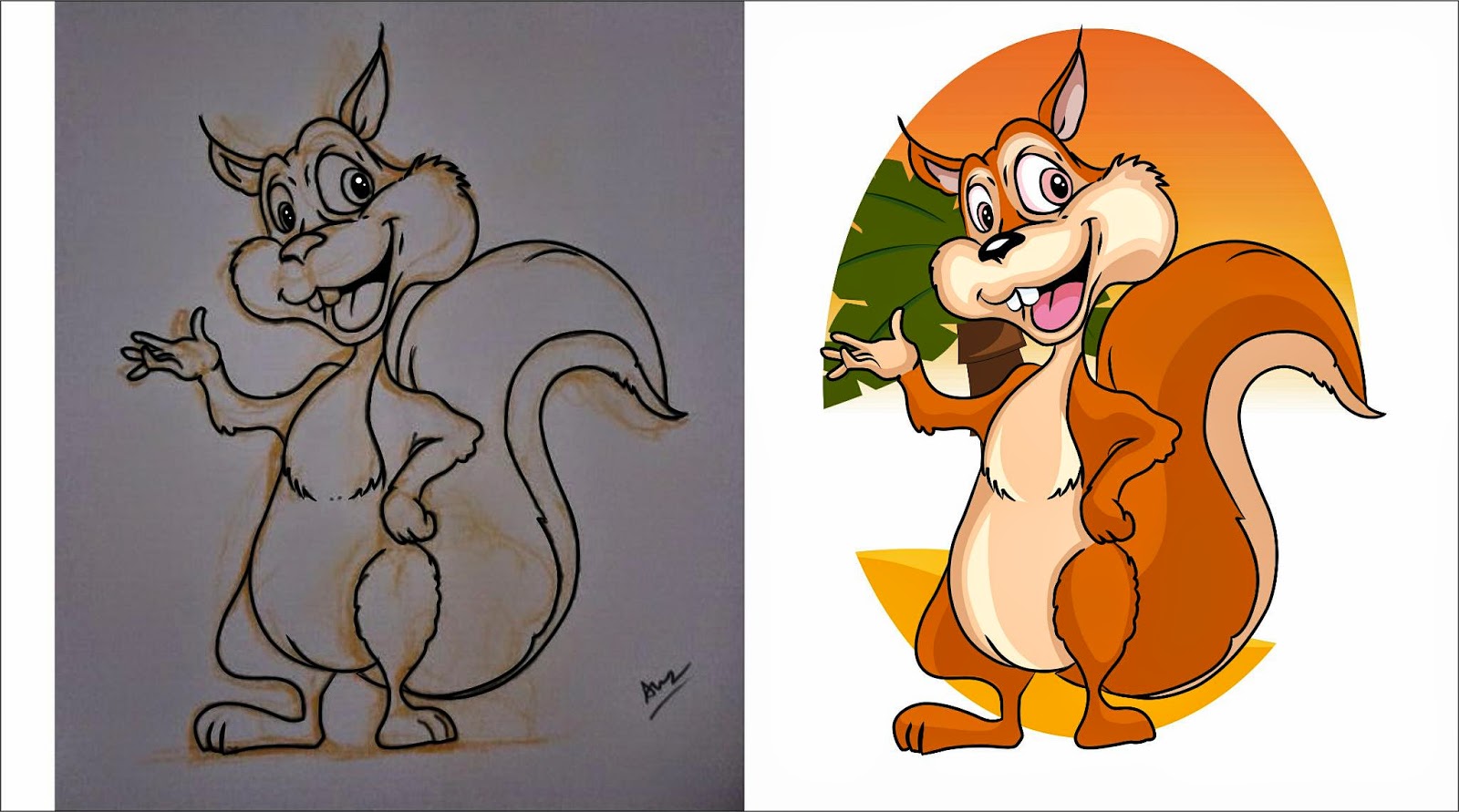 Vector Seni Kartun : Coloring Vector Kartun