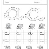 FICHAS DE LA LETRA A PARA NIÑOS DE PREESCOLAR