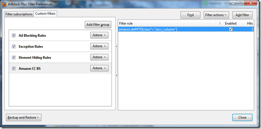 Information Transmogrification: Getting rid of the Amazon credit card ad