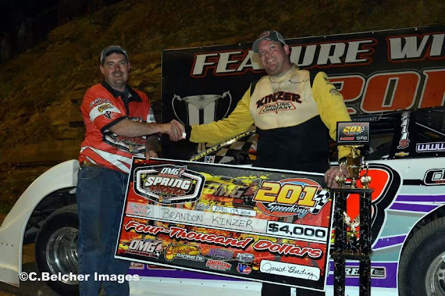Eastern Kentucky Dirt Late Model Racing: Kinzer wins Spring Nationals ...